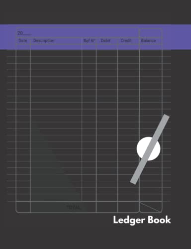 Accounting Ledger Book Simplified, 7.44”x9.66”, 120 Pages: For ...
