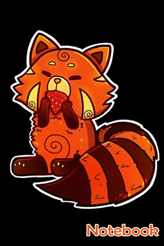 Red Panda Notebook: - 110 Pages, In Lines, 6 x 9 Inches by Charles ...