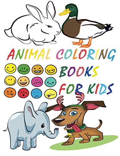 animal coloring books for kids: for kids ages 3-8 by David Nicolas ...
