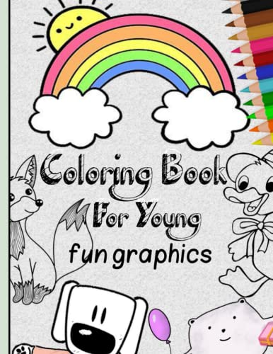 Children's coloring book, multiple drawings, suitable for children ...