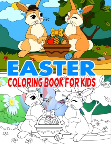 Easter Coloring book for Kids: Fun & Easy Easter Coloring & Activity ...