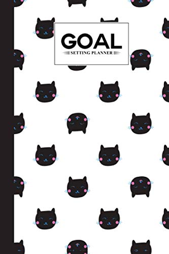 Goal Setting Planner: Goal Setting Planner Cute Cats Cover, A Daily ...