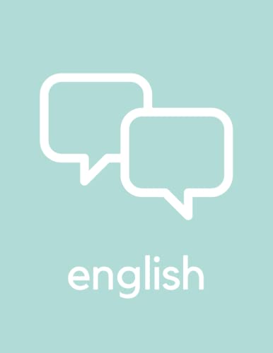 ENGLISH NOTEBOOK | Liner notebook for pupils and students | Simple ...