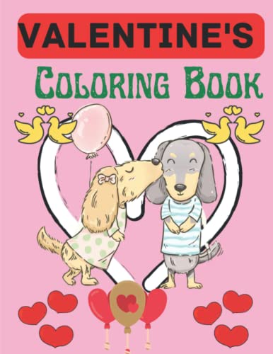 Valentine`s Day Coloring Book: Amazing Coloring Book for Little Girls ...