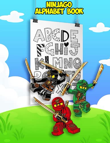 Ninjago Alphabet Book: Ninjago Alphabet Book For Kids,Trace Letters ...