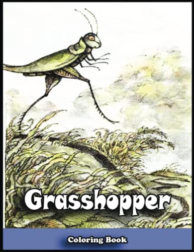 Grasshopper Coloring Book: Unleash Your Imagination with this Playful ...
