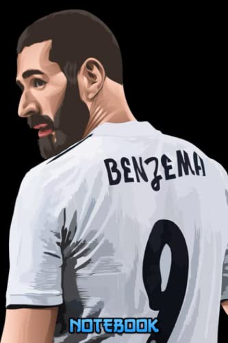 Notebook : Karim Benzema Notebook Lined Page Gift Book for Writing ...