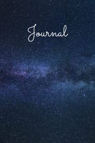 Notebook Cosmic Night Sky Journal: Blue and Purple Cosmic Night Sky ...