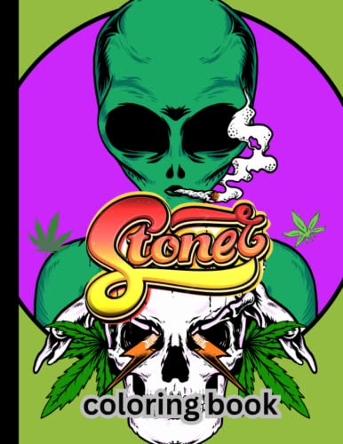 Stoner Coloring Book: Relaxing And Stress Relieving Art For Stoners ...