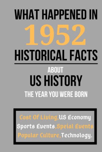 What Happened In 1952 Historical Facts About Us History The Year You ...