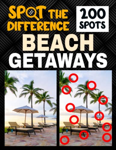 Beach Getaways Find the Differences: A book of picture puzzles ...
