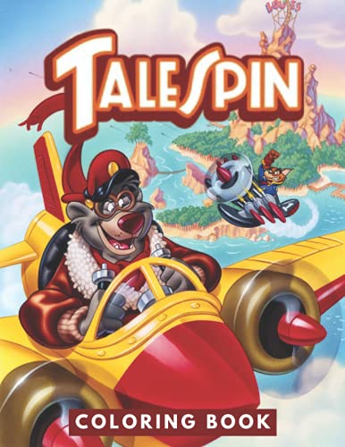 TaleSpin Coloring Book: JUMBO Coloring Book For Kids | Ages 2-13 ...