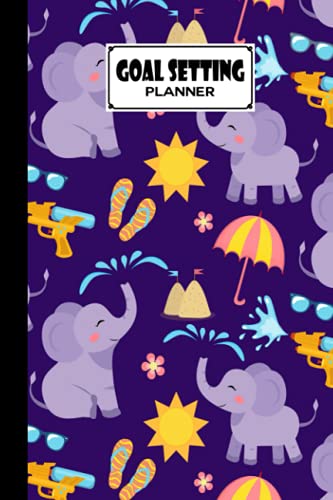 Goal Setting Planner: Premium Elephant Cover Goal Setting Planner ...