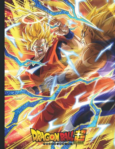 Goku and Vegeta Notebook: Dragón Báll Super Hero Son Goku and Vegeta ...
