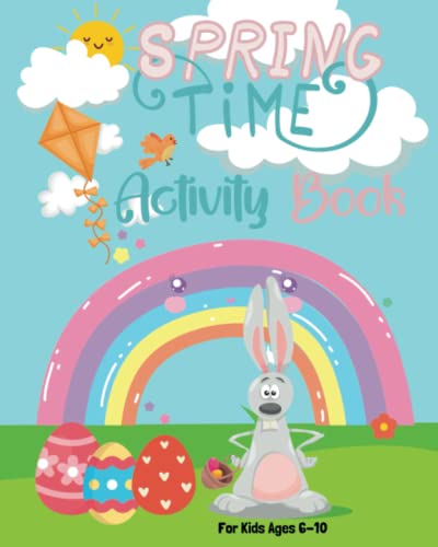 Spring Time Activity Book For Kids 6 to 10 by The Bath Book Company ...