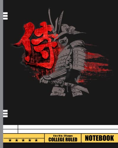 Japanese Samurai Warrior - Japan Lover Notebook: Samurai Journal ...