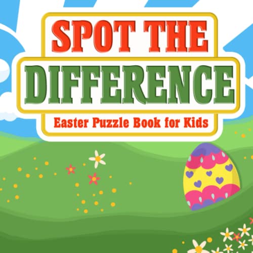 Easter Spot The Difference Book: Kids Easter Basket Stuffers - Easter ...