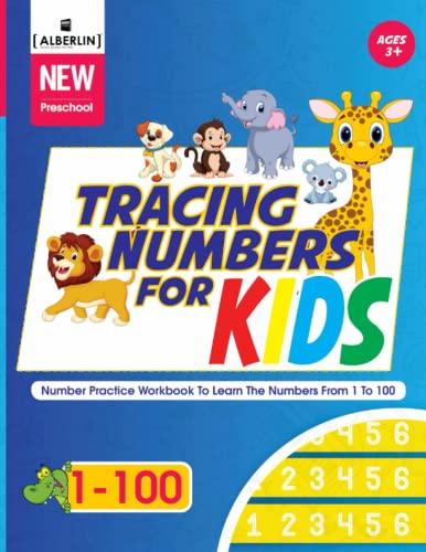 New Tracing Numbers for Kids: Number Practice Workbook To Learn The ...