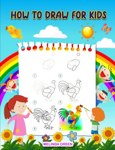 How To Draw For Kids: 35 Step By Step Activity Pages, Many In Color Of ...
