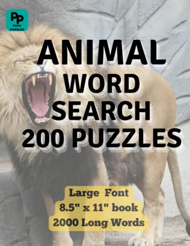 200 ANIMAL WORD SEARCH PUZZLE BOOK by Peter Popas | Goodreads