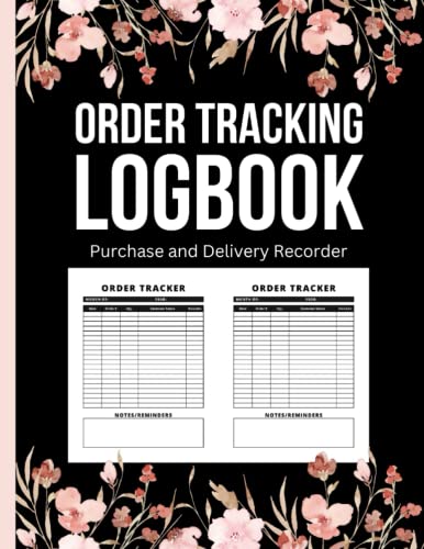 Order Tracking Logbook: Purchase and Delivery Recorder by luna dee ...