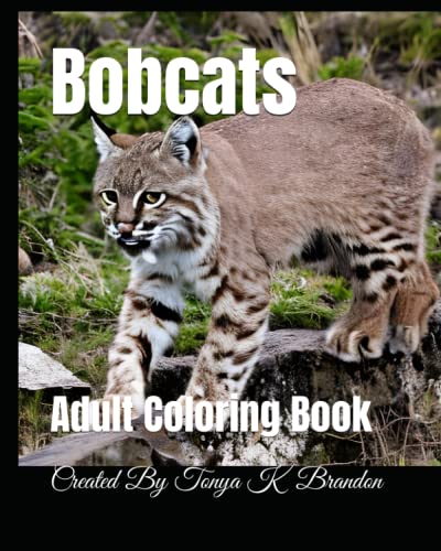 Bobcats: Adult Coloring Book by Tonya K Brandon | Goodreads