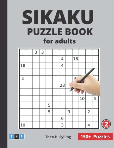 Sikaku Puzzle Book For Adults: 150+ Puzzles Vol 2 - Shikaku Puzzles For ...