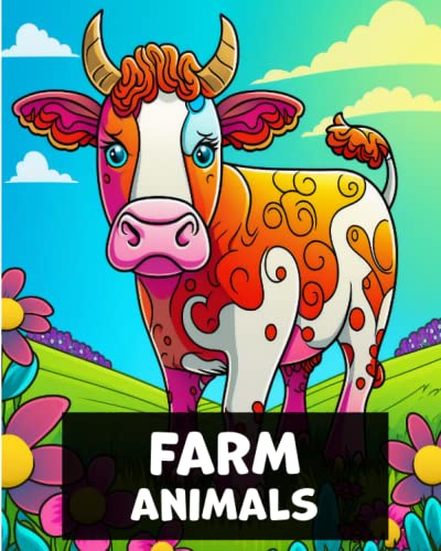 50 Farm Animals to Color - Coloring Book for Kids Ages 4 and Up - Fun ...