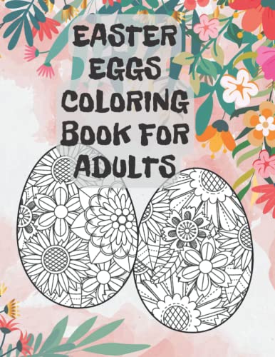 Easter Eggs Coloring Book For Adults: I Spy Easter Egg Colouring Book ...