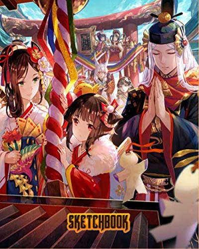 Sketchbook: Anime Mixed : 110 Pages of 8" x 10" Blank Paper for Drawing ...