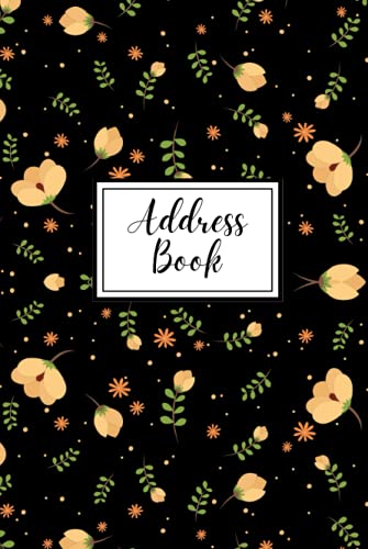 Address Book: Small Address Book Hardcover with Alphabetical Tabs to ...