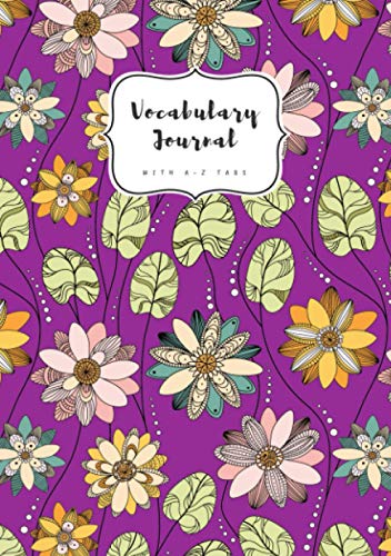 Vocabulary Journal with A-Z Tabs: A5 Medium 2 Column Notebook ...