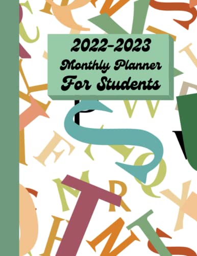 2022-2023 Monthly Planner For Students: Two year (2022-2023) dated ...