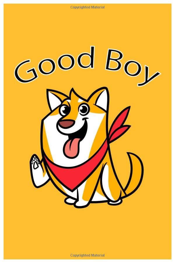 Good Boy: Cute Kawaii Shiba Inu Journal for Dog Lovers - Wide Ruled ...