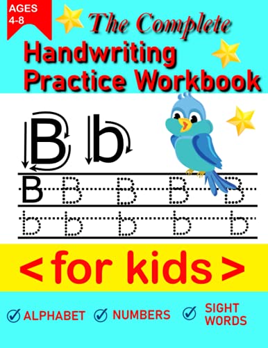 The Complete Handwriting Practice Workbook: Learn to write letters of ...