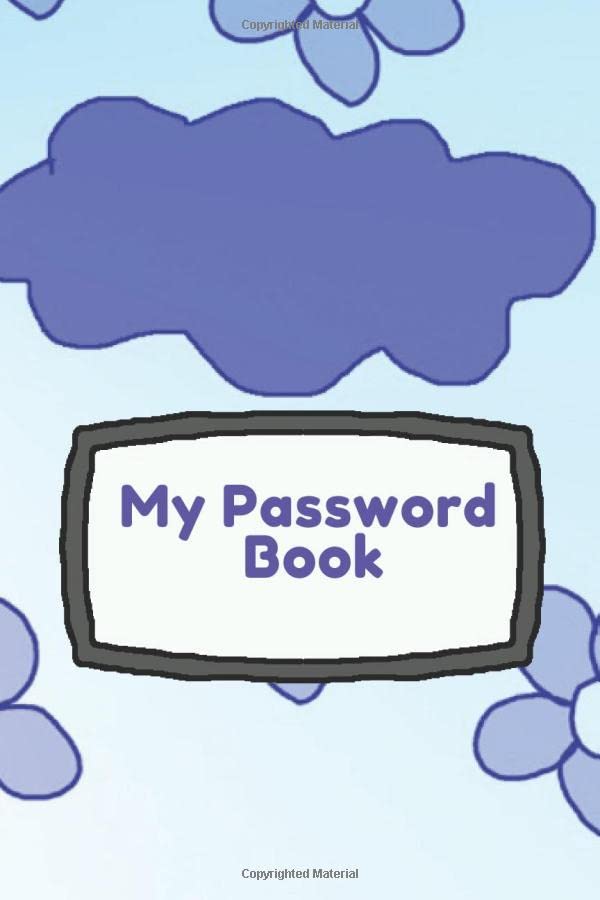 My Password Book: With alphabetical tabs A-Z large print for senior ...