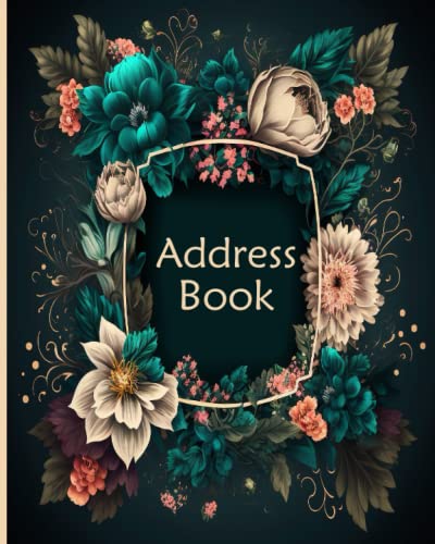 address book: Large Print Address Book with Tabs | Telephone Address ...