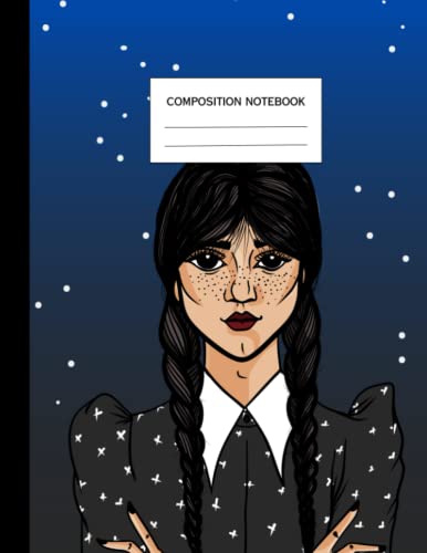 Composition Notebook: New Spooky/Creepy composition book for girls ...