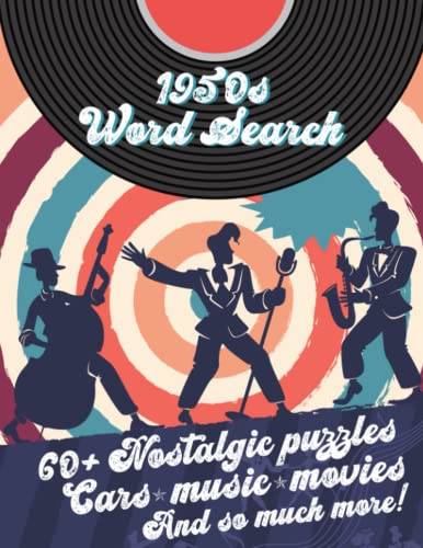 1950s Word Search: Puzzle book for the nostalgic 50s by Ludus Press ...