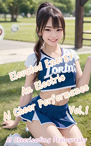 Elevated Energy: An Electric AI Cheer Performance AI Cheerleading Photography by AI Design Lab ...