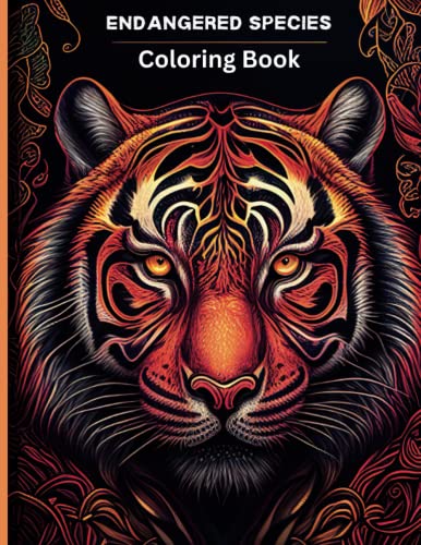 Endangered Species Coloring Book: A Collection of Threatened Animals ...