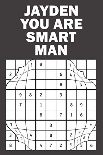 Jayden you are smart Man: Hard Sudoku Puzzle Book 320 puzzles by Sudoku ...