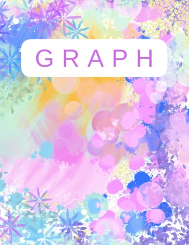 GRAPH: Large 5 x 5 Quad Ruled Graph Paper Composition Notebook For Art ...