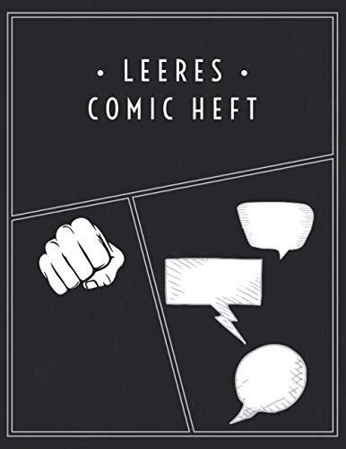 Leeres Comic Heft: Comicheft Leer Zum Selbstgestalten | Ohne ...
