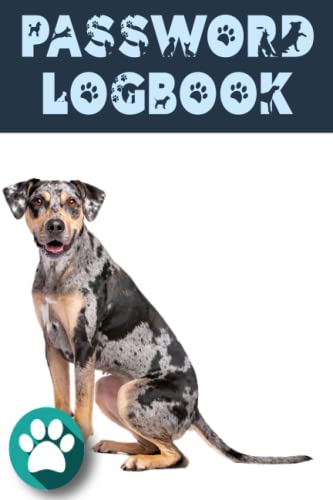 Password Log Book: Louisiana Catahoula Leopard Dog Lovers | Password ...