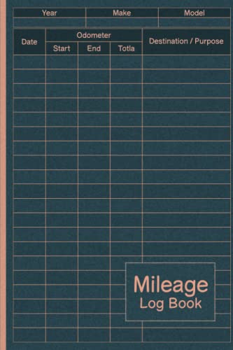 Mileage Log Book for Taxes for Self-employed: Your Reliable Companion ...