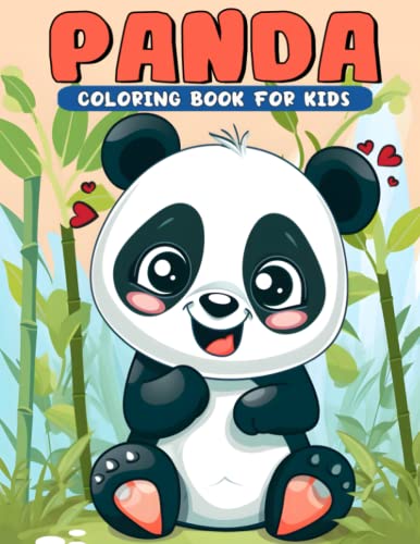 Panda Coloring Book For Kids: Cute And Charming Panda Coloring Book For ...