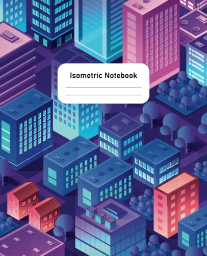 Isometric Notebook: Isometric Graph Paper Notebook | Grid 1/4 Inch ...