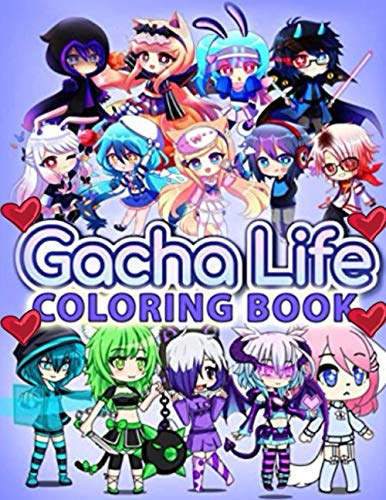 Gacha Life Coloring Book: Best Coloring Book Gifts For Fan Gacha Life ...