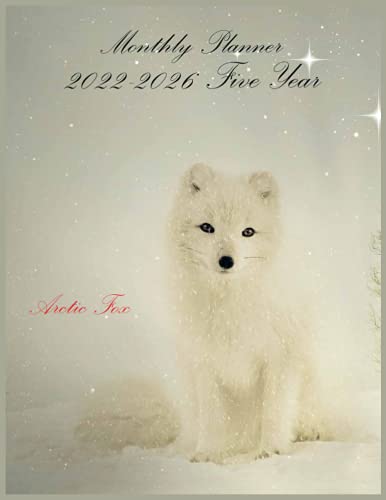 Arctic Fox: 5 Year Pocket Calendar ,60-Month Schedule Organizer ...